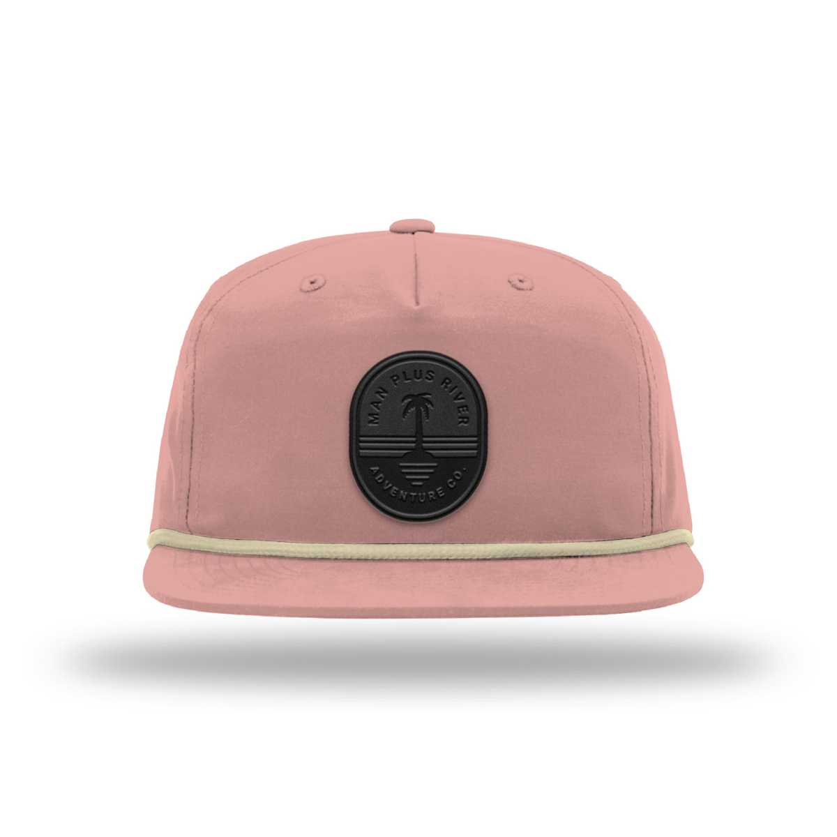 Black Leather Patch Rope Hat – ManPlusRiver