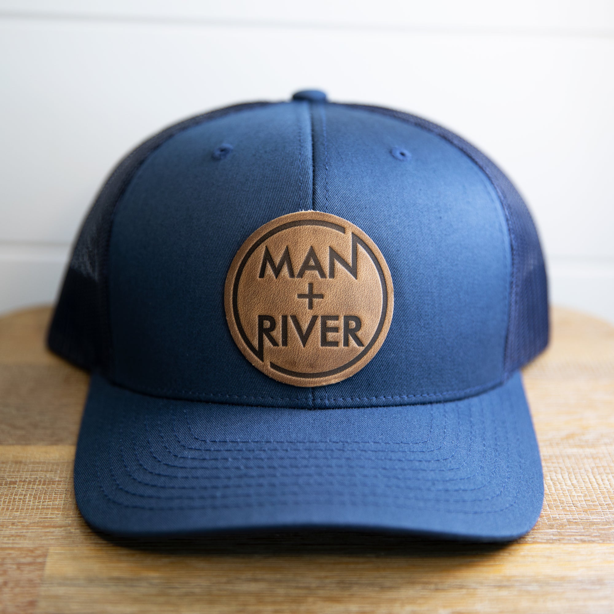 Circle Leather Patch Hat – ManPlusRiver